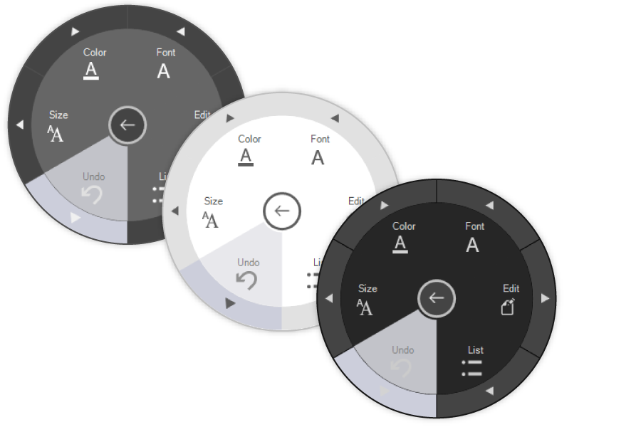 Winforms Radial Menu Control Circular Context Menu Syncfusion