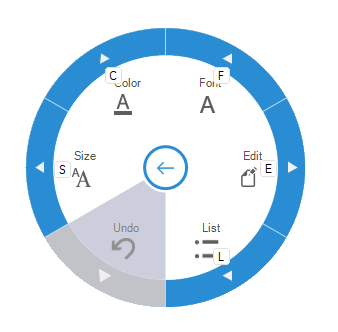 WinForms Radial Menu control | Circular Context Menu | Syncfusion