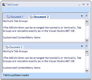 Tabbed Grouped MDI Manager Control for Windows Forms | Syncfusion