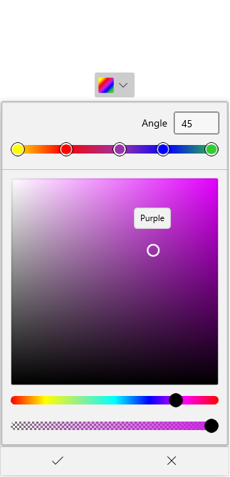 Winui Dropdown Color Picker Control Syncfusion