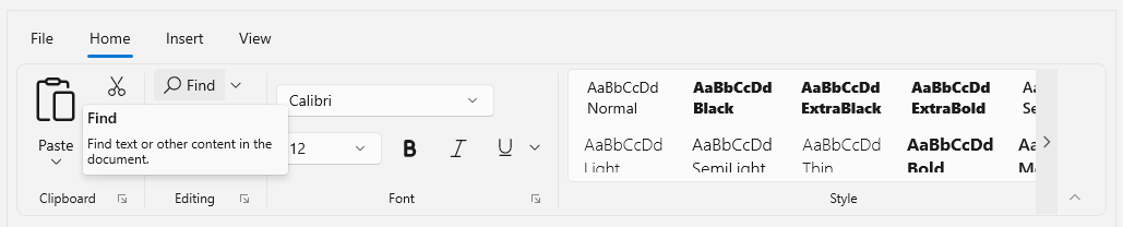 Winui Ribbon Control Tabbed Commandbar Syncfusion