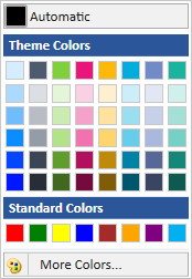 WPF Color Picker Palette Control | Syncfusion