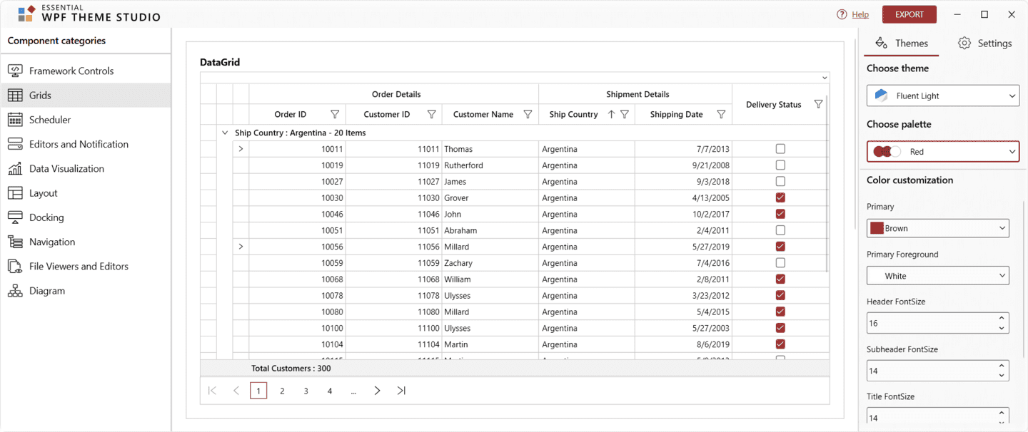 WPF Theme Studio | Theme Editor | Syncfusion
