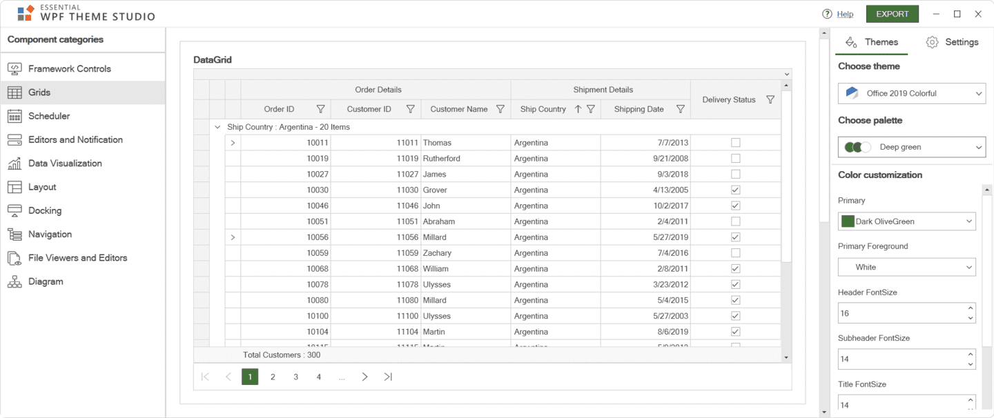 WPF Theme Studio | Theme Editor | Syncfusion