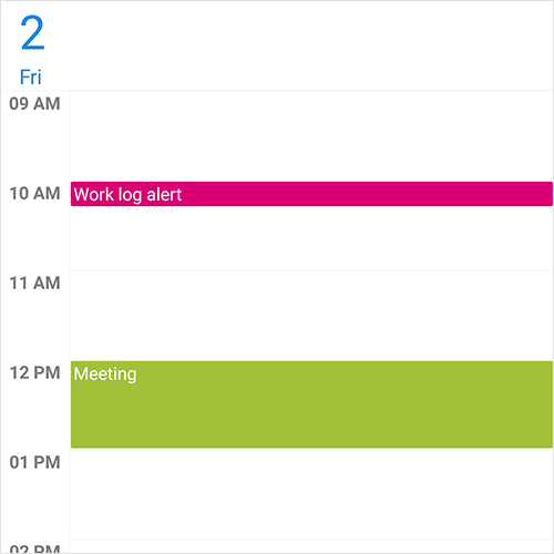 Appointments Events Xamarinandroid Scheduler Control Syncfusion