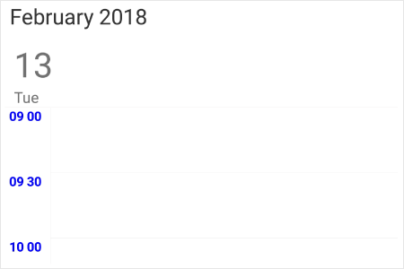 Scheduler Views | Xamarin.Android Scheduler Control | Syncfusion