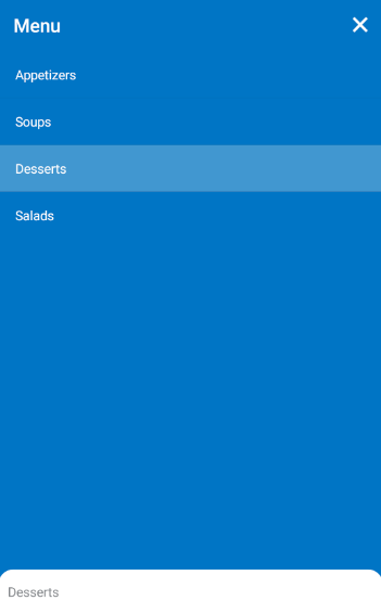 Xamarin Backdrop Control | Syncfusion