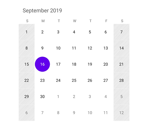 Xamarin Calendar Control | Month Calendar | Syncfusion