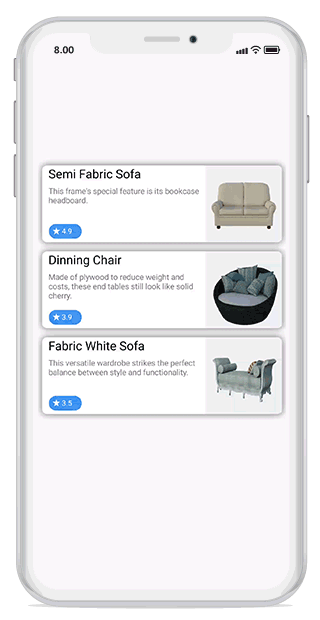 Xamarin Cards | Card View | Syncfusion