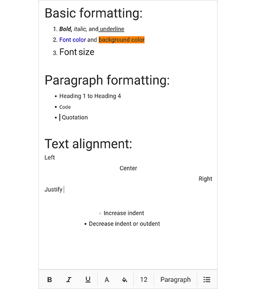 Xamarin Rich Text Editor | WYSIWYG Editor Advanced Features|Syncfusion